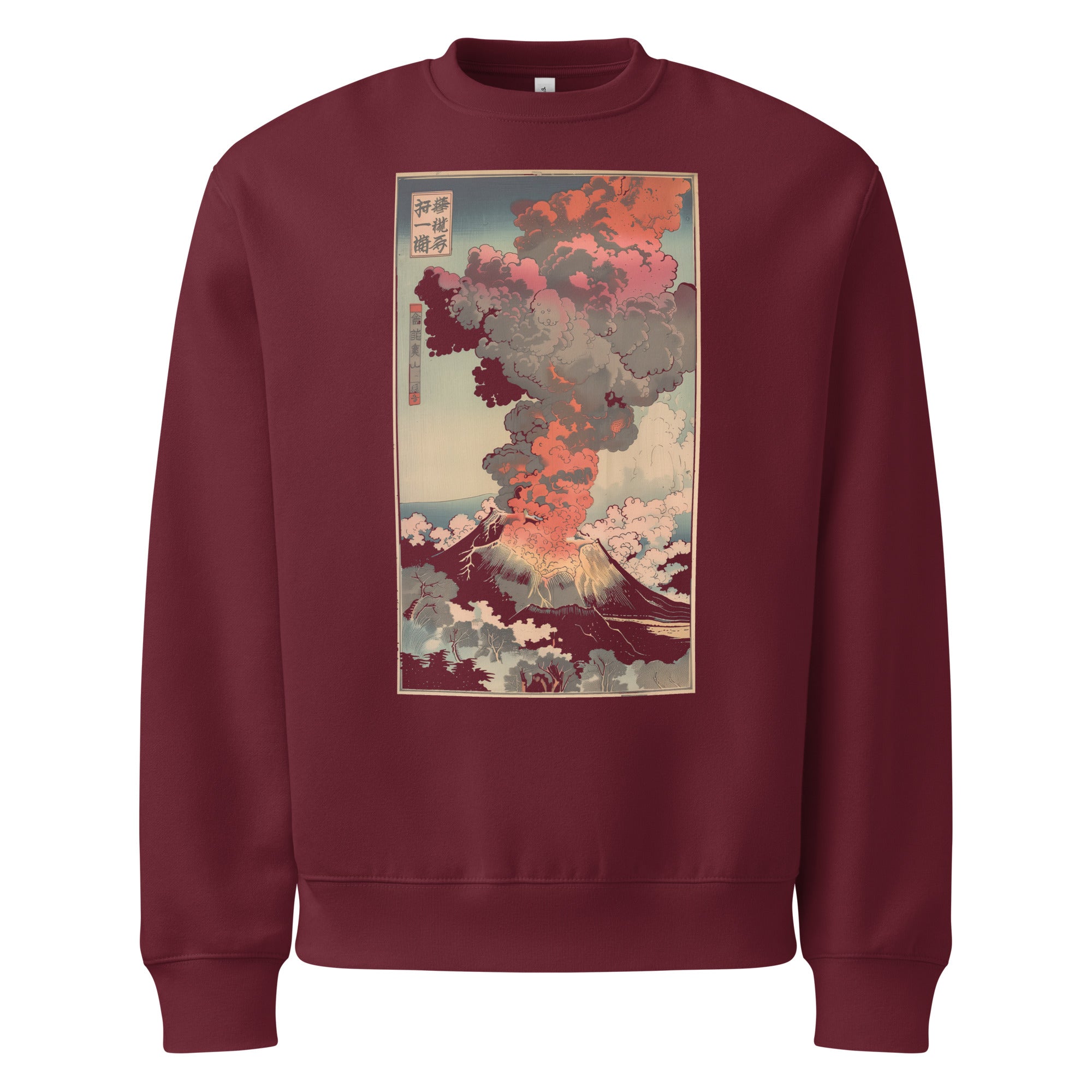 Fuji’s Fury Oversized Heavyweight Sweatshirt – Japanese Art Streetwear ...